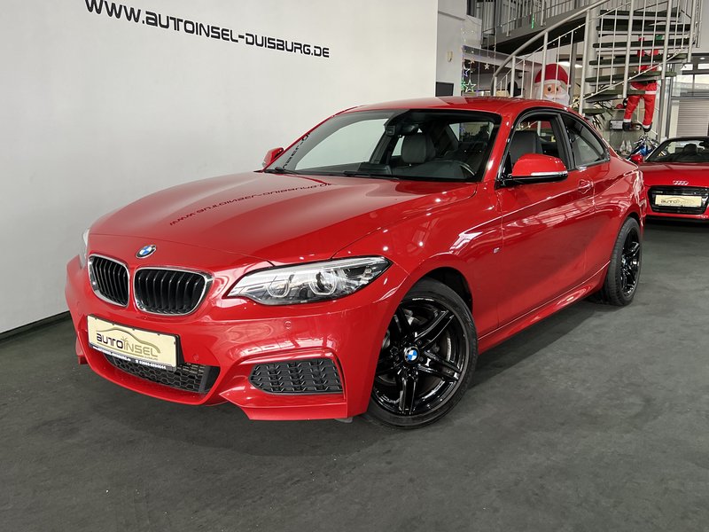 BMW 218 i Coupe M-Sport Aut Leder LED Klima Navi gebraucht kaufen in ...